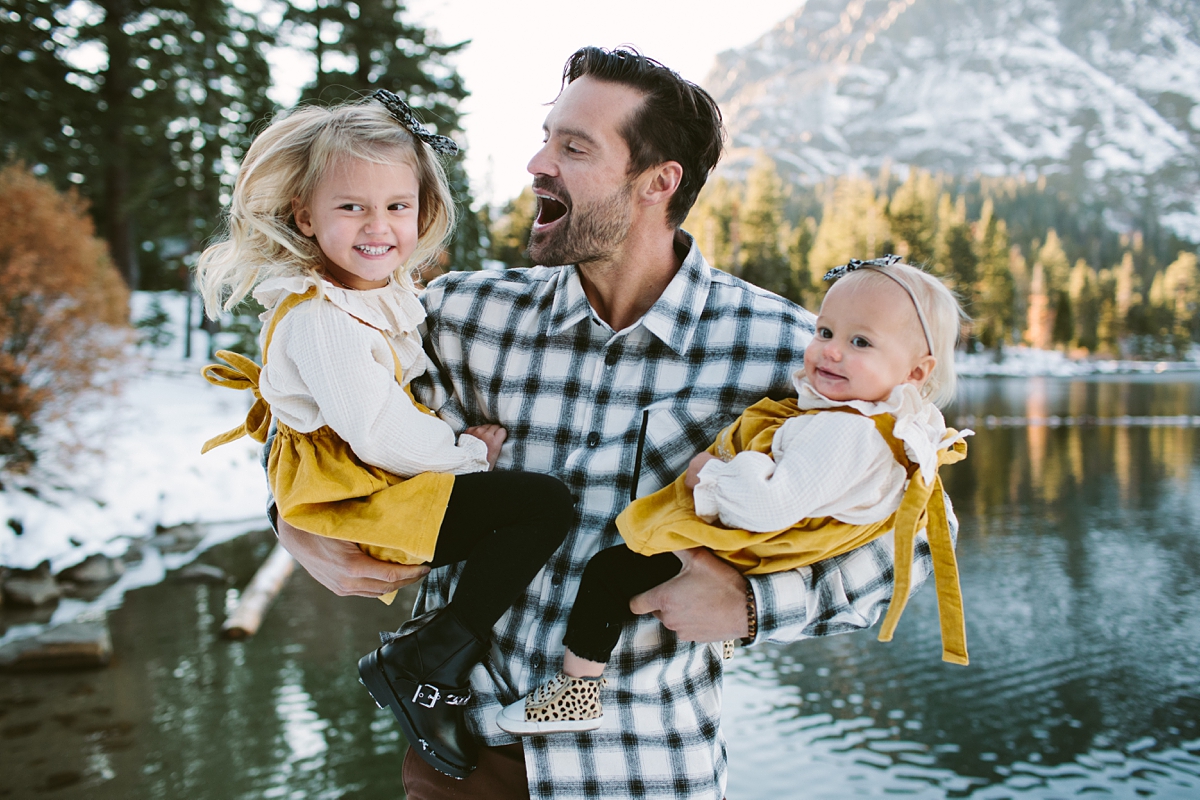 Kudla Family- Lake Tahoe Winter Family Photography · Courtney Aaron